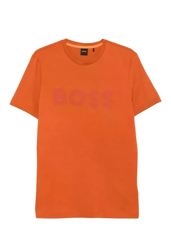 BOSS Logo-print T-shirt - Orange