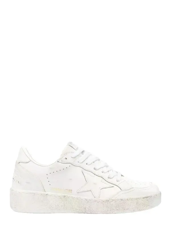 GOLDEN GOOSE Ball Star Leather Trainers - White