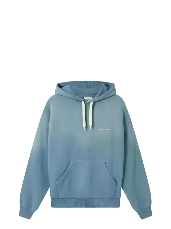 Axel Arigato Logo-embroidered Hoodie - Blue