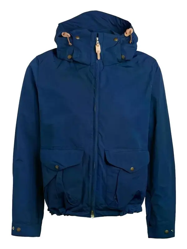 CECCARELLI Hooded Drawstring Jacket - Blue