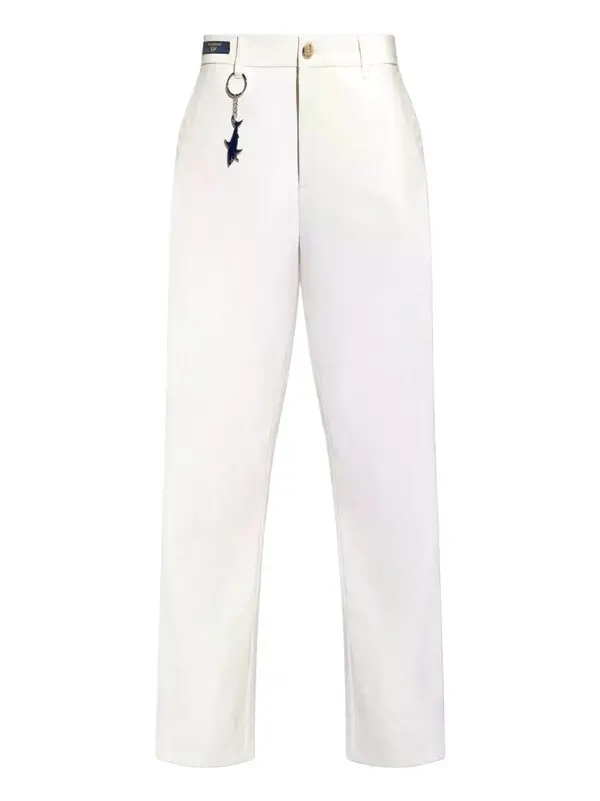 Paul & Shark Straight-leg Trousers - White