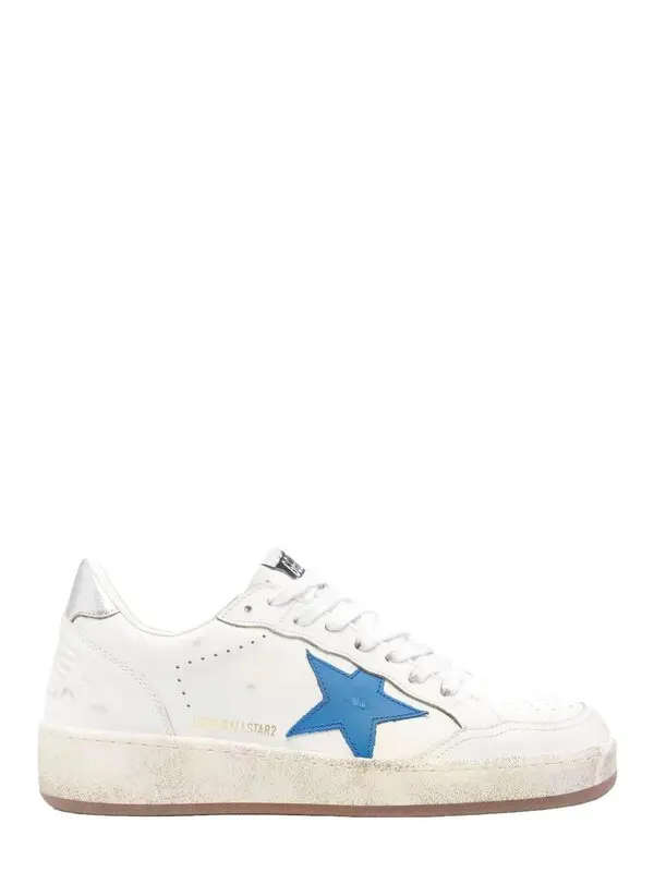 GOLDEN GOOSE Ball Star 2 Star-detail Leather Sneakers - White