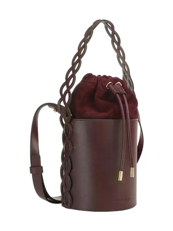 SERGIO ROSSI Sr Mermaid Bucket Bag - Red