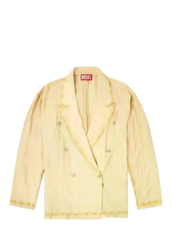 DIESEL® J-keysery Double-breasted Blazer - Yellow