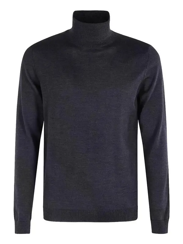 ROBERTO COLLINA High-neck Sweater - Grey