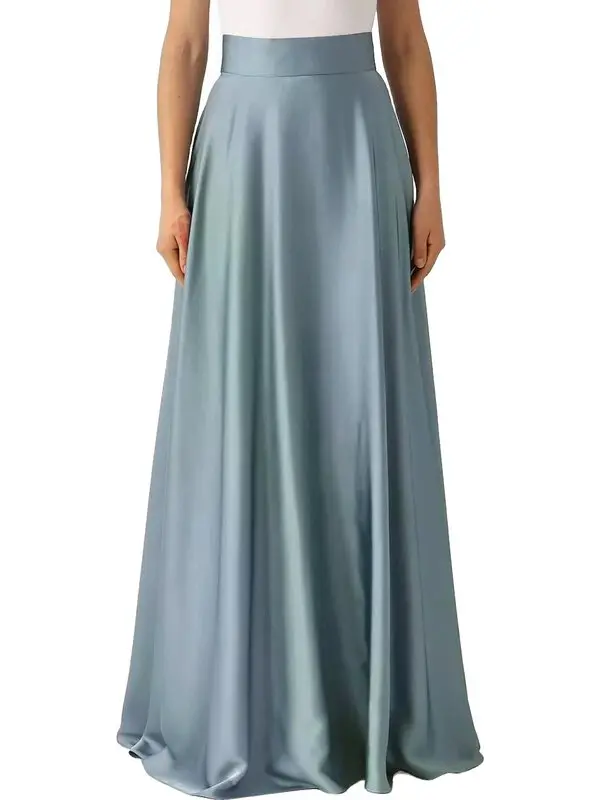 GIADA CURTI High-waisted Maxi Skirt - Blue