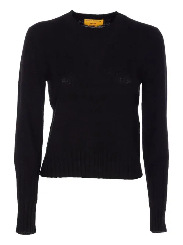 Guest In Residence Crewneck Cashmere Sweater - Black