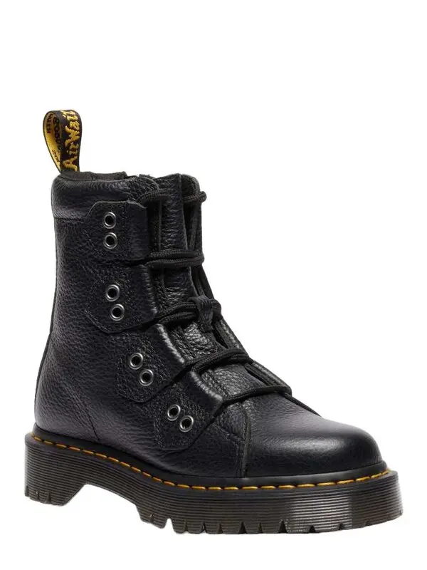 Dr. Martens 1460 Bex Lace-to-toe Soft Leather Boots - Black