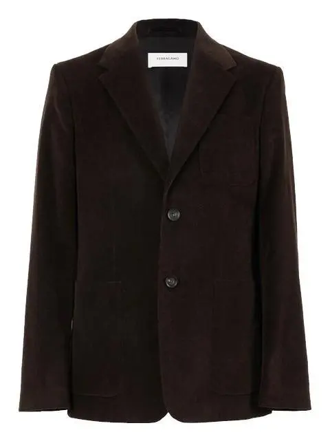 FERRAGAMO Corduroy Blazer - Natural