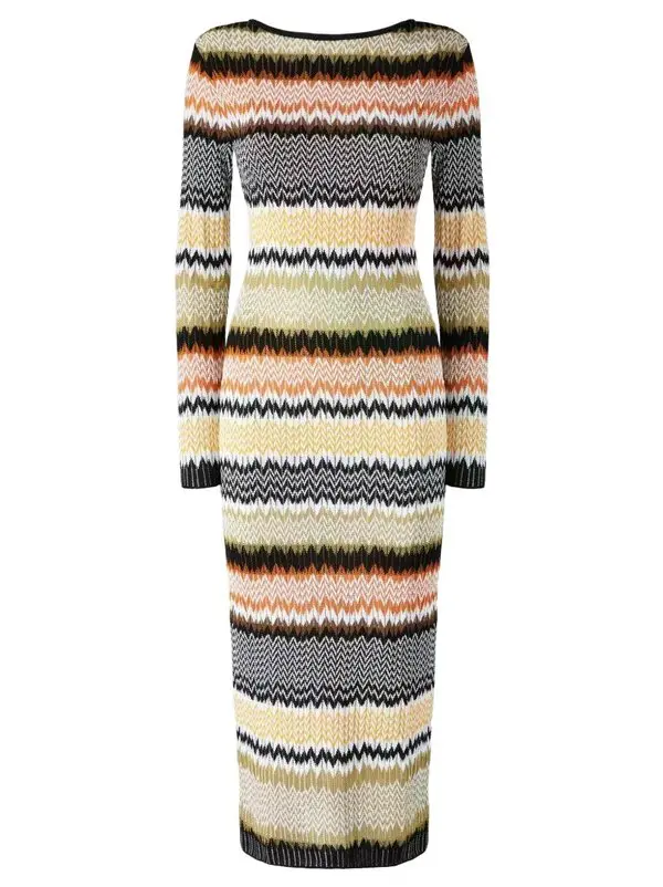 Missoni Striped Midi Dress - Yellow
