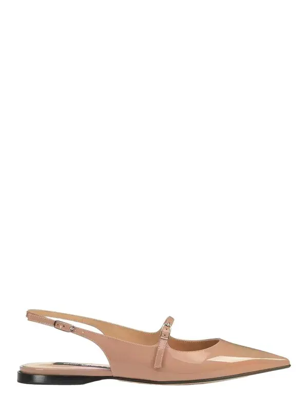 SERGIO ROSSI Pointed-toe Slingback Pumps - Neutrals