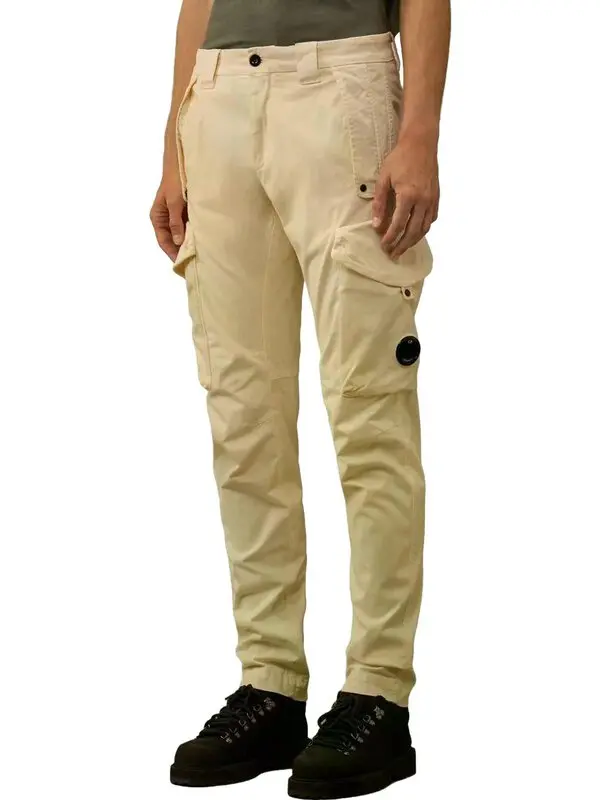 C.P. COMPANY Lens-detail Cargo Trousers - Neutrals