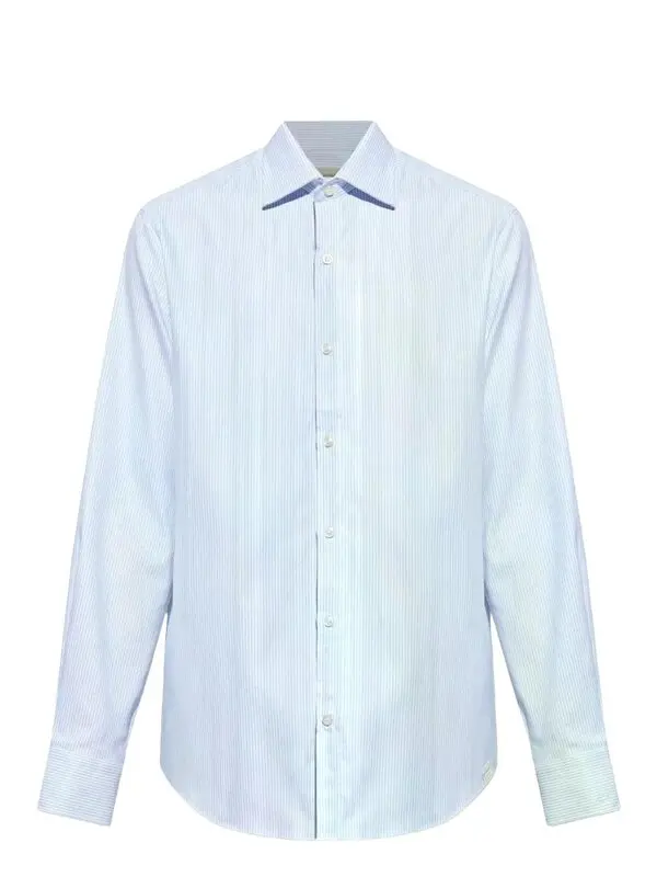 Paul & Shark Striped Cotton Shirt - Blue