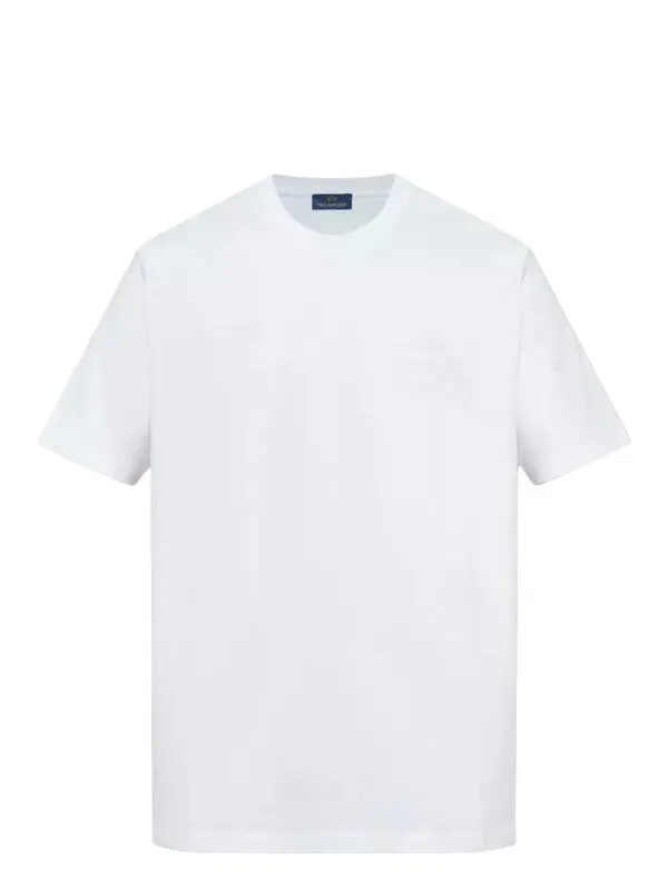 Paul & Shark Logo-embroidered Cotton T-shirt - White