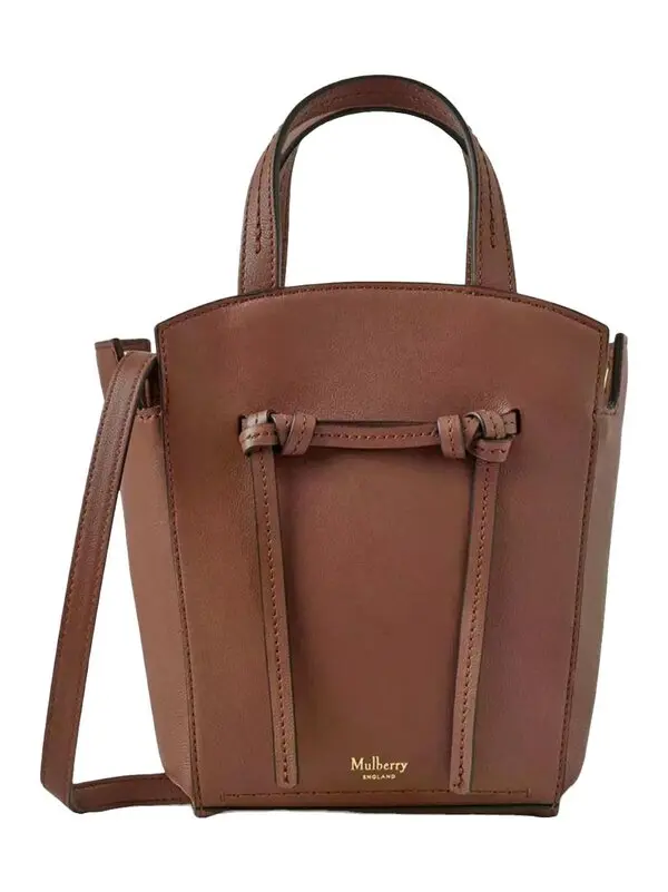 Mulberry Mini Clovelly Knotted-straps Bag - Brown
