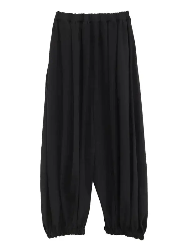 Comme Des Garçons Pleated Balloon Trousers - Black