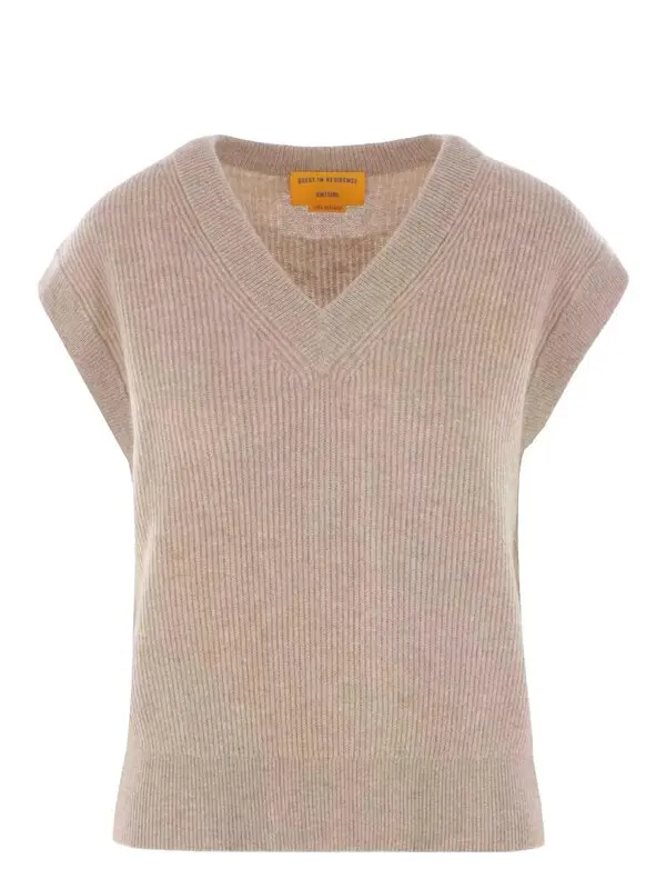 Guest In Residence Ribbed Cashmere Sweater - Neutrals