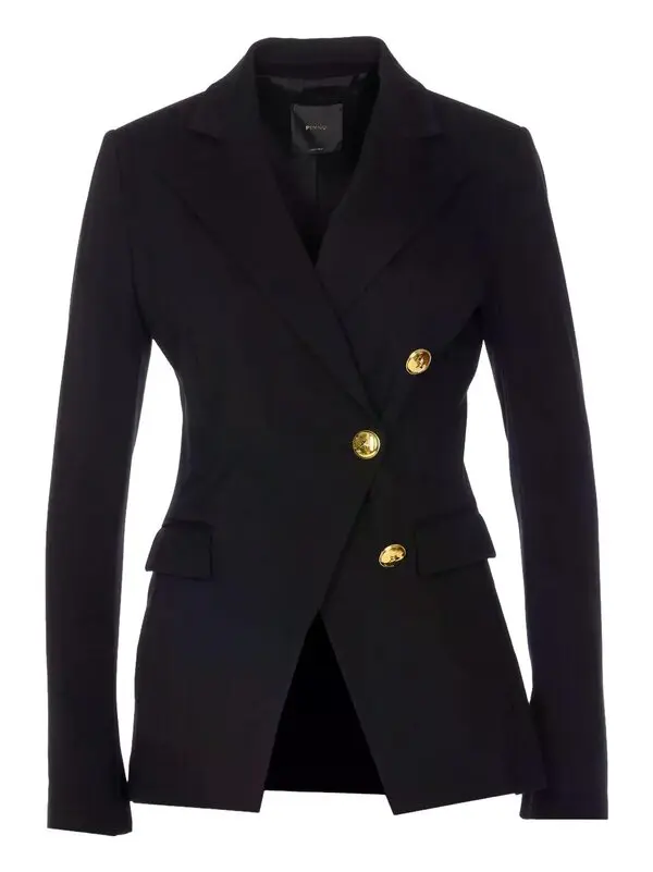 Pinko Asymmetric Blazer - Black