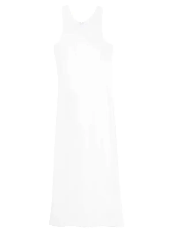 Max Mara Sleeveless Midi Dress - White