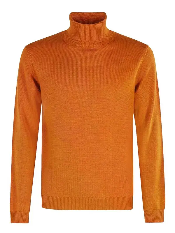 ROBERTO COLLINA Turtleneck Sweater - Orange