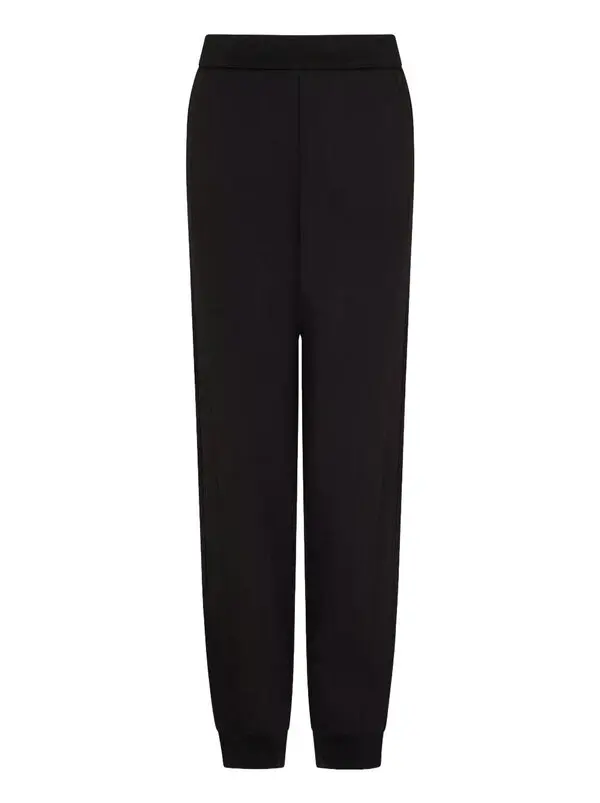 Emporio Armani Elastic-waist Track Pants - Black