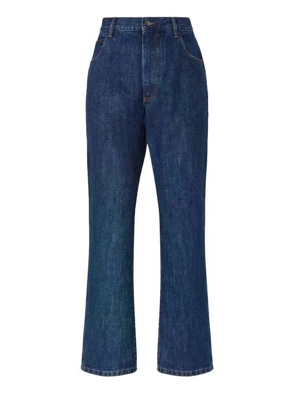 Missoni Five-pocket Cotton Bootcut Jeans - Blue