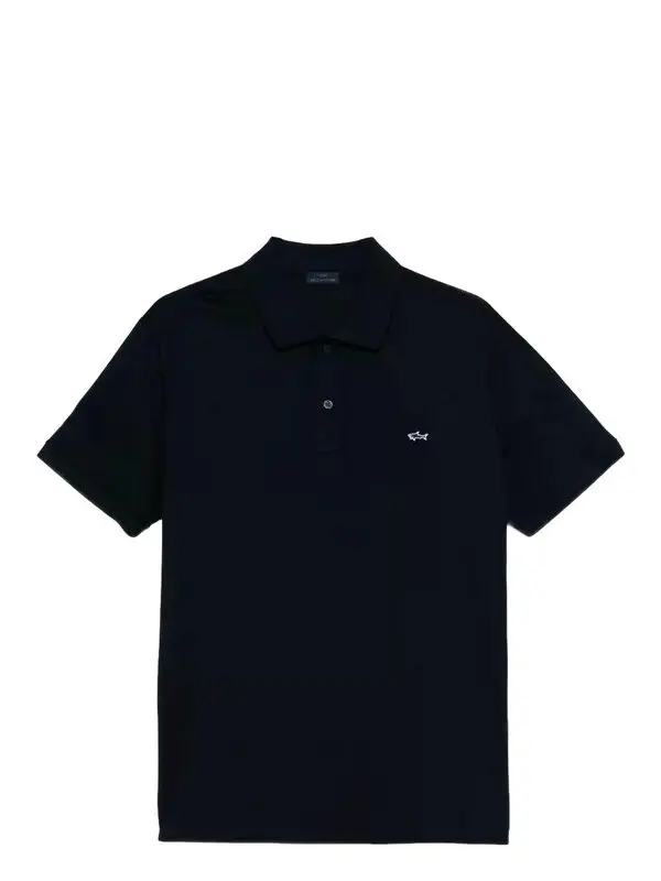 Paul & Shark Logo-detail Polo Shirt - Blue