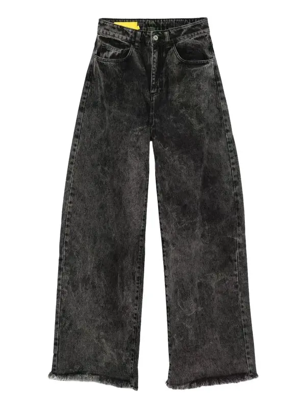 MARQUES' ALMEIDA High-waisted Boyfriend Jeans - Black