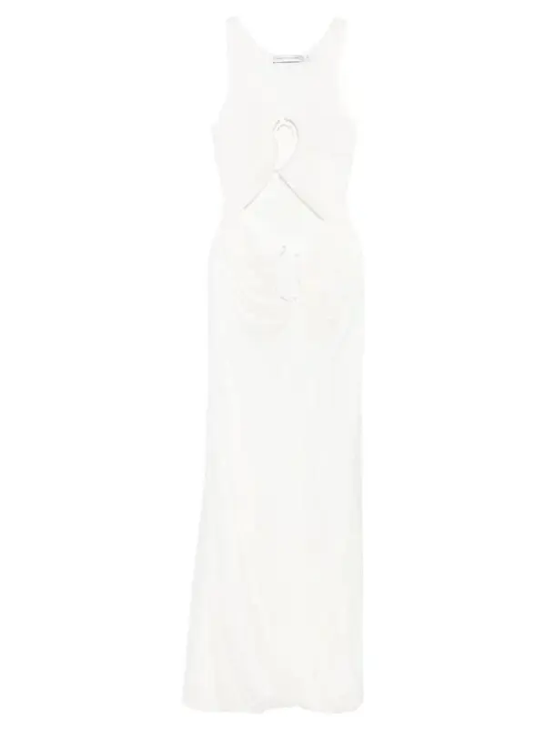 Christopher Esber Paisley Ring Dress - White