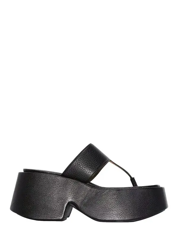 Marsèll Flatform Thong Sandals - Black