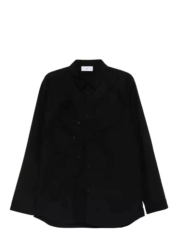 POST ARCHIVE FACTION Multiple-pockets Shirt - Black