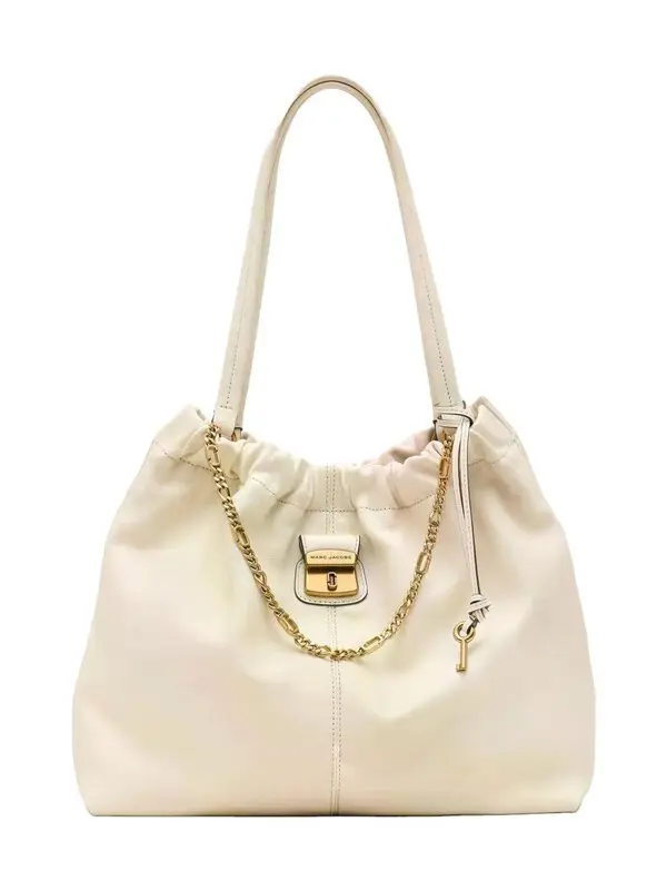 Marc Jacobs The Cristina Chain-embellished Tote Bag - Neutrals
