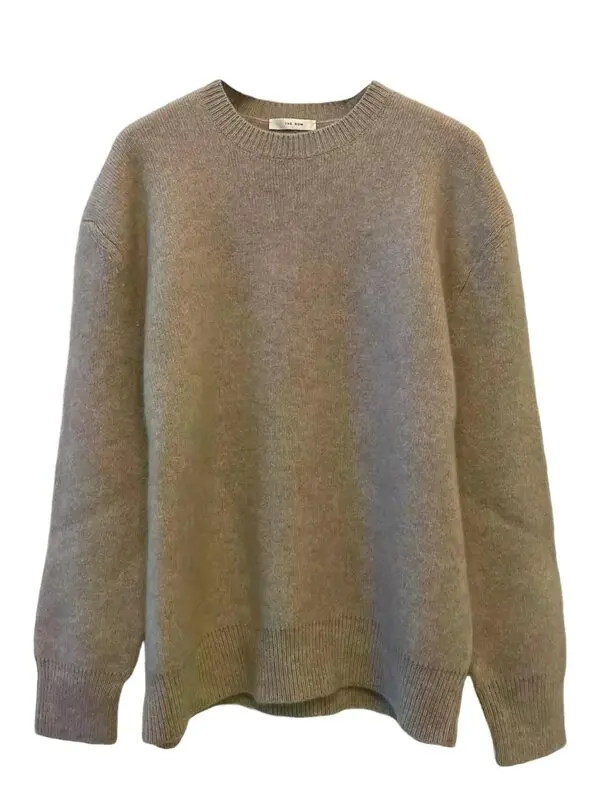 THE ROW Crew-neck Cashmere Sweater - Neutrals