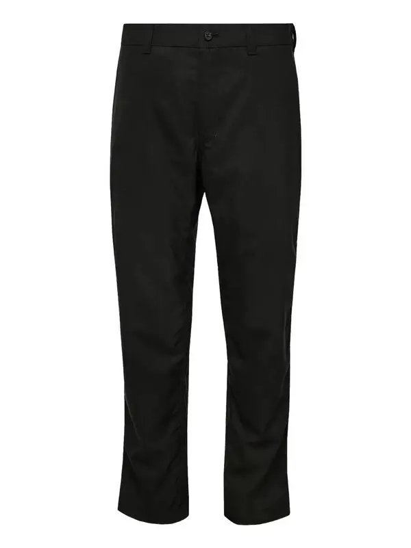 Comme Des Garçons Flat-front Trousers - Black