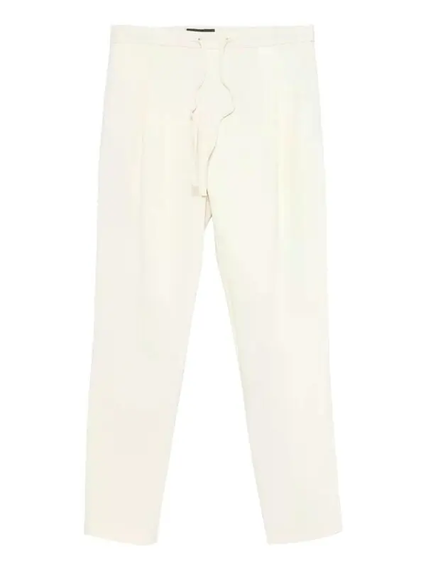 Fabiana Filippi Pleated-detail Drawstring Trousers - Neutrals