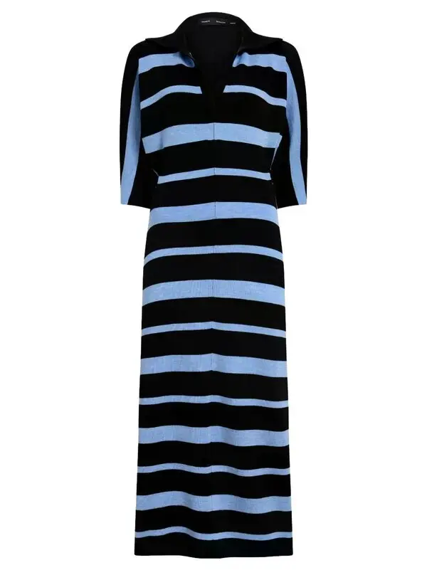 Proenza Schouler Solana Midi Dress - Blue
