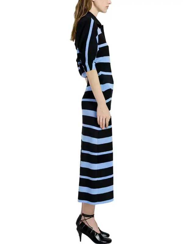 Proenza Schouler Solana Midi Dress - Blue