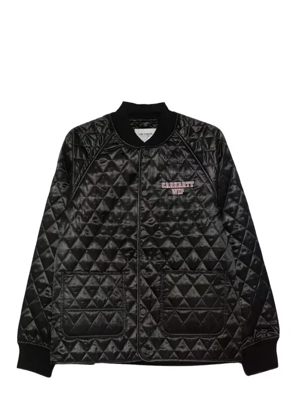 Carhartt Work In Progress Quilted Satin Jacket - Black