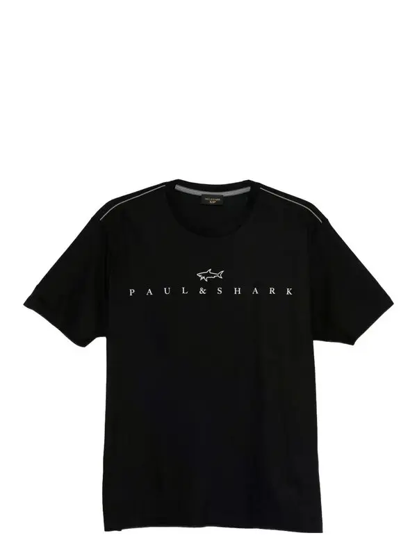 Paul & Shark Logo-detail T-shirt - Black