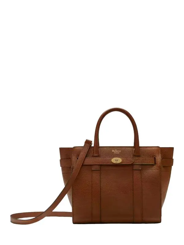 Mulberry Small Zipped Bayswater Cross Body Bag - Brown