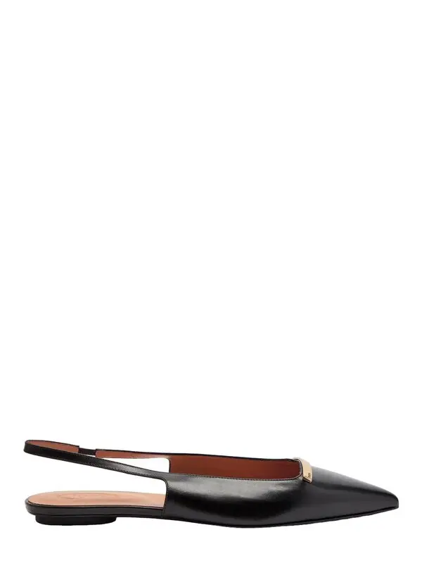 TOD'S Slingback Ballerina Flats - Black