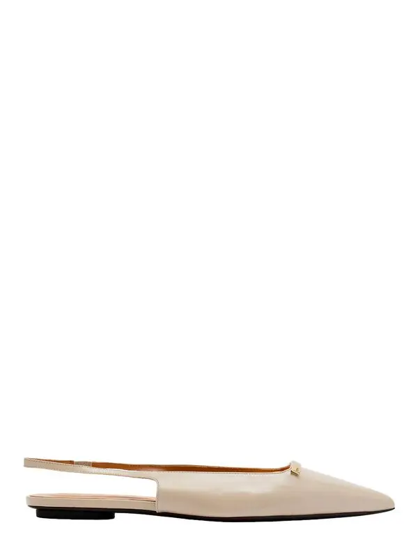 TOD'S Slingback Ballerina Flats - Sand