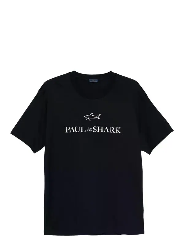 Paul & Shark Logo-print T-shirt - Blue