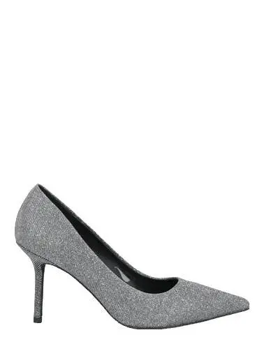 TOSCA BLU Studio Lamé Stiletto Pumps - Silver