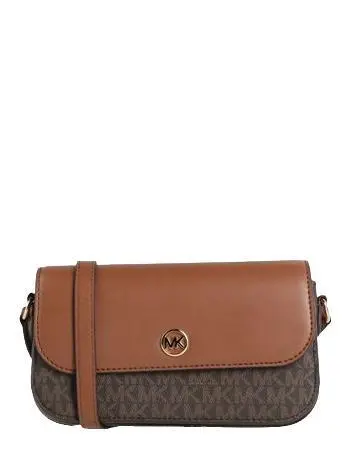 Michael Kors Logo-print Crossbody Bag - Brown