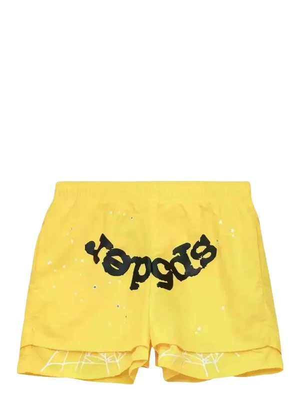 SP5DER Web Shorts - Yellow