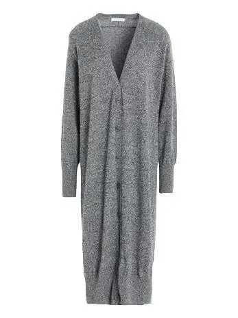 Majestic Filatures Cashmere Long Sleeve Cardigan - Grey