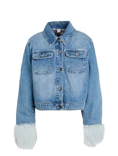 LIU •JO Denim Trucker Jacket - Blue