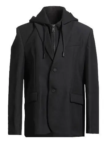 Versace Jacket With Detachable Hood - Black