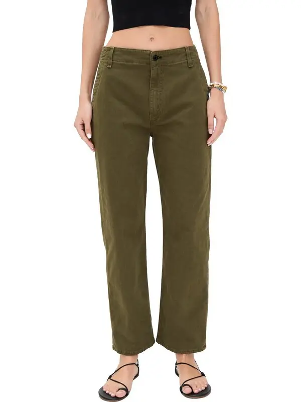ASKK NY Twill Pants - Safari Green